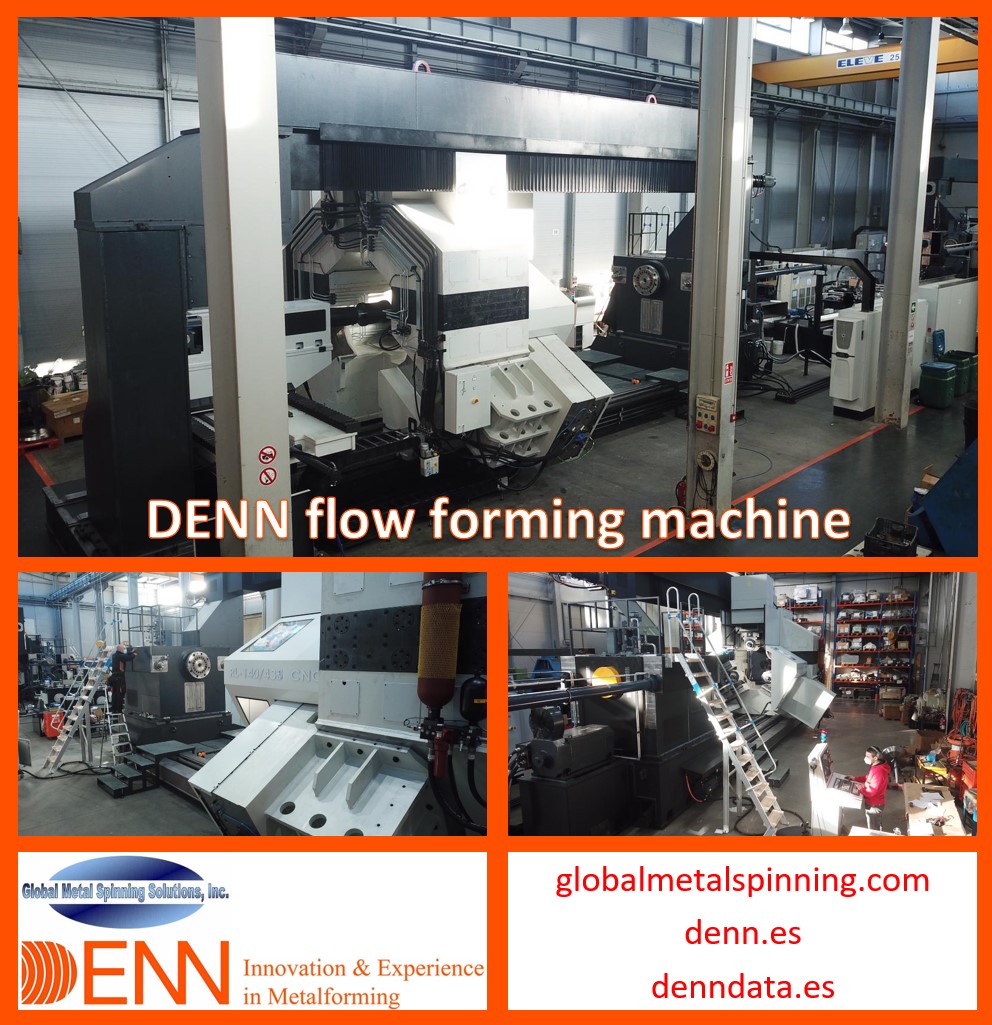 DENN RL-140 flow forming machine