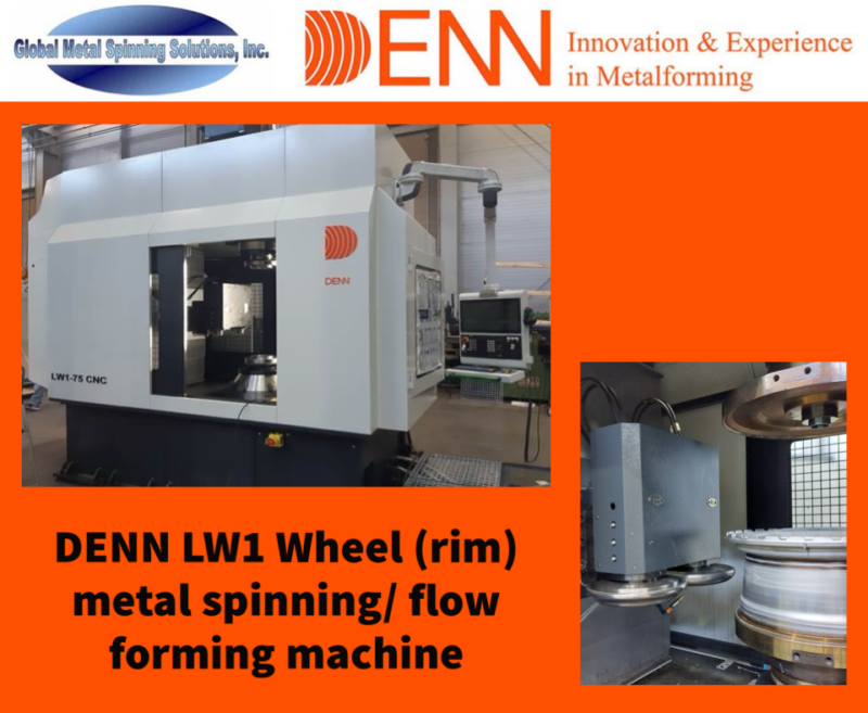 DENN LW1 Wheel (Rim) Spinning/Flow Forming Machine